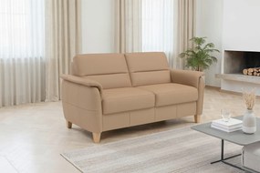 XXXLutz TŘÍMÍSTNÁ POHOVKA, cappuccino, pravá kůže Sit & More - Pohovky - 0001440332F7