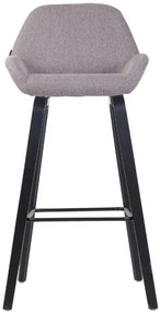 Barová židle Valeria šedá