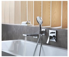 Hansgrohe Metropol, vanová baterie pod omítku s bezpečnostní kombinací, bílá matná, 32546700