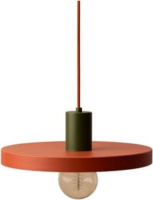 Kovové závěsné svítidlo v cihlové barvě ø 30 cm Ori – Micadoni