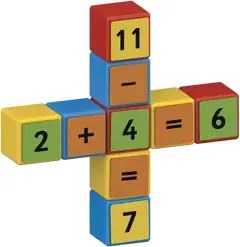 GEOMAG Magnetická stavebnice Magicube Math / 61 dílků / od 3 let