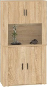 Skříň highboard dub sonoma kompozitní dřevo 3185354