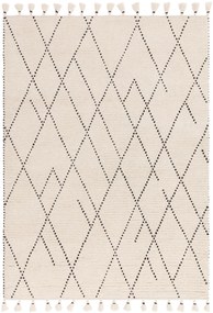 Tribeca Design Kusový koberec Livan Cream Black Linear Rozměry: 200x290 cm