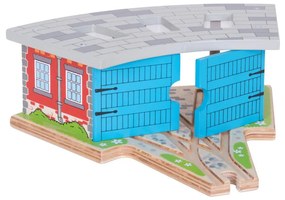 Bigjigs Rail Trojité depo s vraty