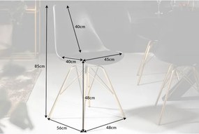 Noble Home Černá kožená židle Scandinavia Meisterstück