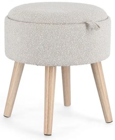BIZZOTTO Puf ZOYA světle šedý 0721602