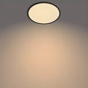 Philips Superslim CL550 18W černá / Koupelnové přisazené LED svítidlo