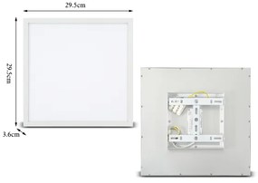 Brilagi - LED Stmívatelné svítidlo SLIMFRAME LED/25W/230V 30x30 cm bílá + DO