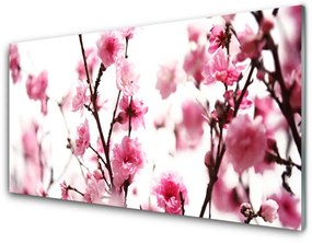 akrylový obraz Větve Květiny Rostlina 125x50 cm