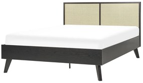 Manželská postel 140 cm Monza (černá). 1081515