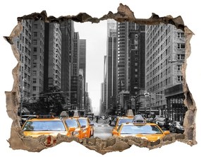 Wallmuralia Foto fotografie díra na zeď Taxi New York 95x64 cm