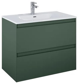 LOTOSAN Akra skříňka pod umyvadlo/desku 80cm, smaragd matná AQ LN9000