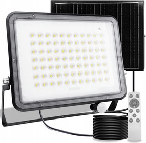 Solární Led reflektor Halogen 300W Zahradní lampa IP65 Pir senzor Dálkové ovládání