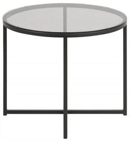 Konferenční stolek Cross II kouřové sklo/černý
