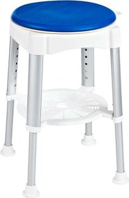 Sapho Ridder Doplňky - Stolička otočná s nastavitelnou výškou, bílá/modrá A0050401