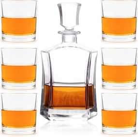 Karafa 6 Skleniček na whisky na alkohol, Vánoce, narozeniny Dárek
