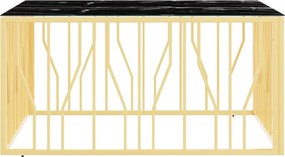 vidaXL Konferenční stolek 100 x 100 x 50 cm nerezová ocel a sklo [350068] Barva: Stříbrná