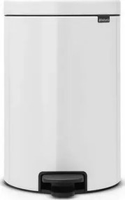 Brabantia Newicon Pedálový odpadkový koš 20 L bílá / průměr 29 cm / vý
