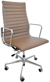 OnaDnes -20% Office 360 Hnědá kožená kancelářská židle 119