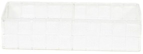 Bílý koupelnový organizér Compactor Stan, 12 x 30 cm