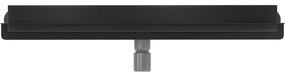 Mexen Flat nerezový sprchový žlab na zeď 80 cm vzor WALL, černý, 1730080