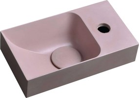 Sapho Small - Umývátko Piccolino 31x17 cm, bez přepadu, otvor pro baterii, matná růžová PK30521