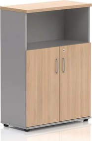 Střední skříň Visio LUX 80 x 38,5 x 113 cm, dub