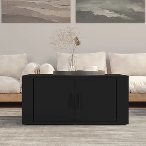 Konferenční stolek černý 80 x 50 x 36 cm kompozitní dřevo - Default Title