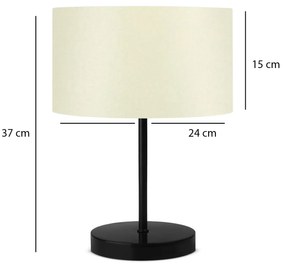 Opviq Stolní lampa AYD-2849, Krémová