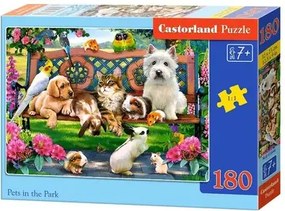 Castorland 018444 Mazlíčci v parku / 180 dílků / od 7 let