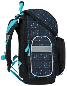 BAAGL Školní aktovka Ergo Minecraft Blue Axe