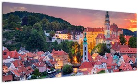 Obraz - Český Krumlov (100x40cm)