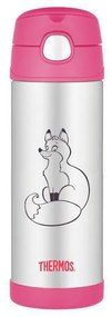 Thermos Dětská termoska s brčkem 470 ml Tyrkysová