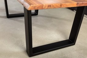 Designový konferenční stolek Massive, 120 cm akácie