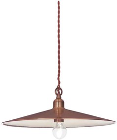Ideal Lux - Lustr na lanku CANTINA 1xE27/42W/230V pr. 35 cm měď