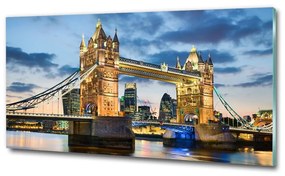 Wallmuralia Foto obraz fotografie na skle Tower bridge Londýn 100x50