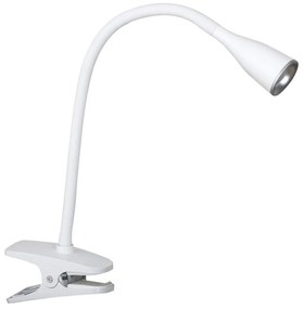 Rabalux 4196 - LED Stolní lampa s klipem JEFF 1xLED/4,5W/230V bílá