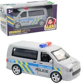 MaDe Auto policejní dodávka, CZ design i box / od 3 let