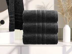 Ručník Comfort 50 x 100 cm černý, 100% bavlna