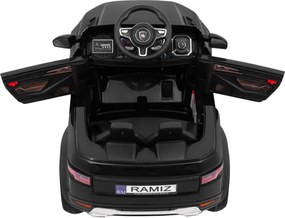 Ramiz Elektrické autíčko Rapid Racer pro děti, černé SUV + dálkové ovládání