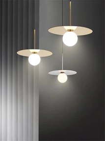 Toolight - Stropní svítidlo Glamour G9 60W APP939-1CP, zlatá-bílá, OSW-09659