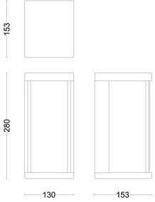 Philips - LED Venkovní nástěnné svítidlo KYRIE LED/12W/230V IP44