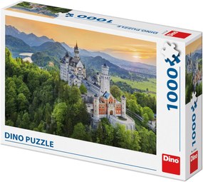 DINO Puzzle Jarní Neuschwanstein 66x47cm foto skládačka 1000 dílků dn533042