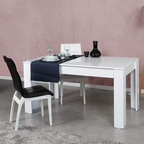 Jídelní rozkládací stůl OBLO 130/170 cm bílý