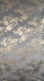 ZATEMŇOVACÍ ZÁVĚS NA KROUŽCÍCH CELIA 140X250 CM VZOROVANÁ