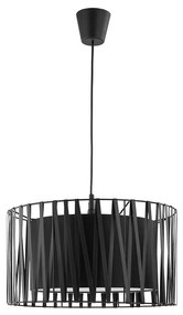 TK Lighting | Lustr na lanku HARMONY BLACK 1xE27/60W/230V | TK1654