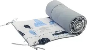 Bomimi MANTINEL do postýlky 180 cm, AUTÍČKA, MODRÁ