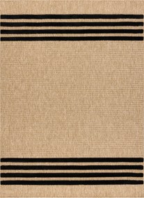 Dywany Łuszczów, Kusový koberec Spark 0689 beige/black, 160x220, béžová, chodba / předsíň