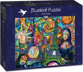 BLUEBIRD Puzzle Kultovní cestování / 1000 dílků / od 14 let