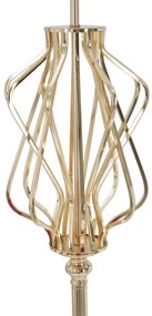 Stojací lampa Mauro Ferretti Genosio, 40x170 cm, zlatá/krémová